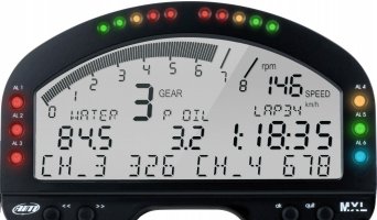 AiM MXL Strada SIMHUB Mustang FR500S | OverTake.gg