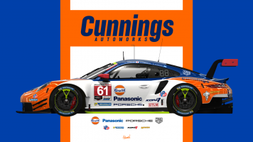 #61 & #62 Cunnings Autoworks Racing Team - 2017 / 2018 Porsche 911 RSR ...