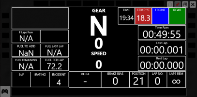 SimHub iRacing Dashboard | OverTake.gg