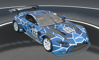 AMR V8 Vantage GT3 Patchwork Blue | OverTake.gg