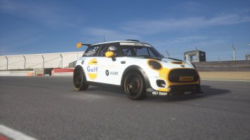 Mini Cooper JCW Challenge Gulf livery | OverTake.gg (Formerly ...