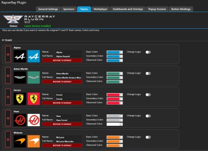 RaycerRay - F1 Plugin - for Simhub | OverTake.gg