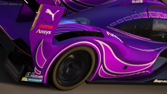 A custom made livery for the RSS MP-H Protech P96 V8 (Porsche P963 ...