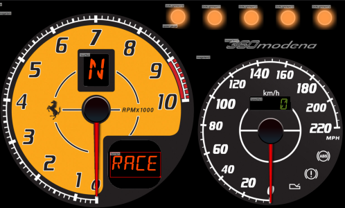 AC Ferrari SIMHUB DASHBOARD by Boss3223 | OverTake.gg