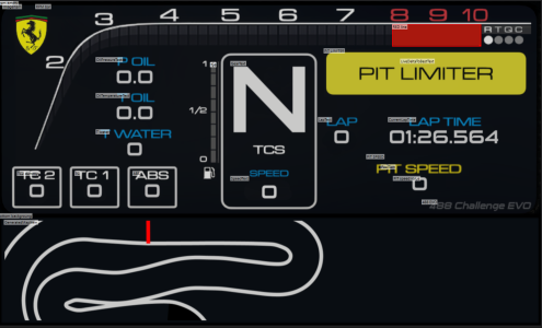 AC Ferrari SIMHUB DASHBOARD by Boss3223 | OverTake.gg