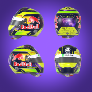 Isack Hadjar 2025 Helmet | OverTake.gg