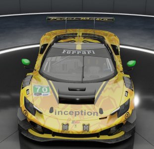 2025 Inception Racing Ferrari 296 GT3 for ACC | OverTake.gg (Formerly ...