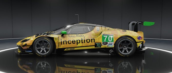 2025 Inception Racing Ferrari 296 GT3 for ACC | OverTake.gg