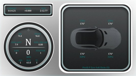 Mercedes-Benz AMG Inspired Simhub dash | OverTake.gg