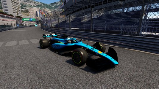 Volvo F1 team fictional livery for VRC Formula Alpha 2024 | OverTake.gg