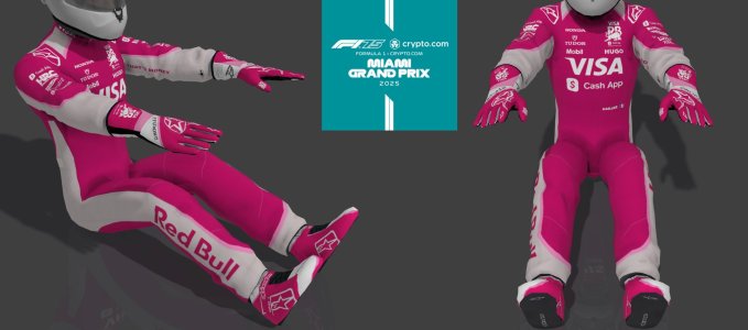 Racing Bulls VCARB F1 Team 2025 Drivers Suits & Gloves - Updates ...