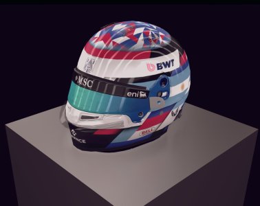 ACSPRH V2 | Franco Colapinto F1 2025 Helmet - Imola | OverTake.gg