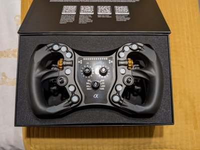 Sell - UK - Bavarian SimTec, Alpha (advanced) Sim Racing Steering Wheel ...