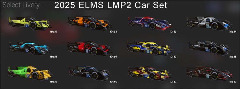 My 2025 ELMS LMP2 Car Set - Updates | OverTake.gg