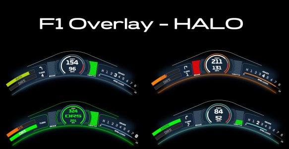 RaycerRay - F1 Overlay Package - Leaderboard, Halo, Driver Timing and ...