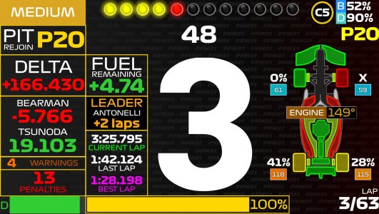 F1 25 SimHub Dashboard by PFM21 | OverTake.gg