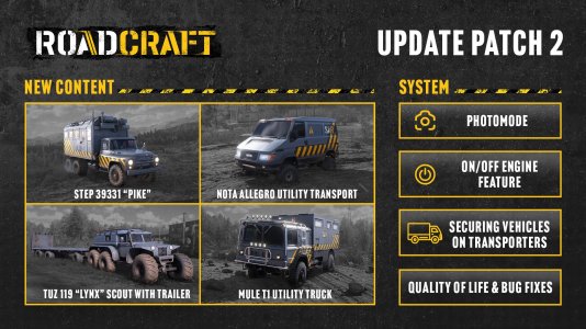 RoadCraft Launches Second Major Update Including 4 New Vehicles ...