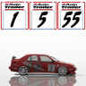 BTCC 1995 Alfa Romeo 155 Skinpack #1 Tarquini, #5 Simoni, #55 Warwick ...