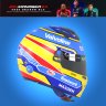 Fernando Alonso 2025 Helmet | OverTake.gg