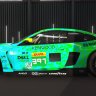 BMW GT3 Evo Blue/Green Livery