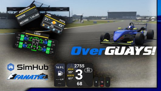 SimHub + Overlays personalizados! - OverGuays en AMS2! | OverTake.gg