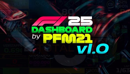 F1 25 SimHub Dashboard by PFM21 - v1.0 [DOWNLOAD IN THE DESCRIPTION]